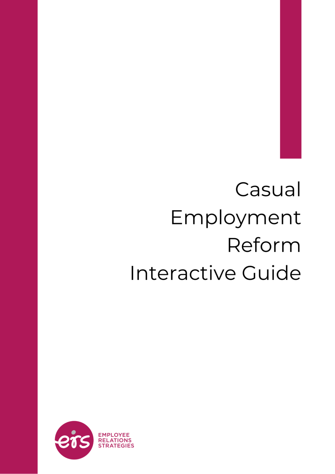 Casual Employment Reform | Interactive Guide | ER Strategies