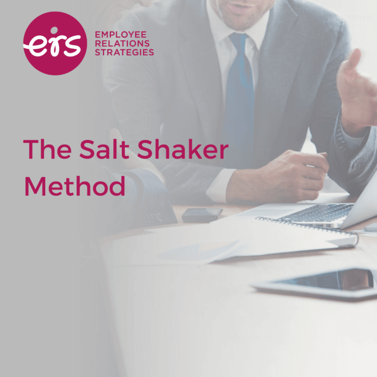 The Salt Shaker Method | ER Strategies